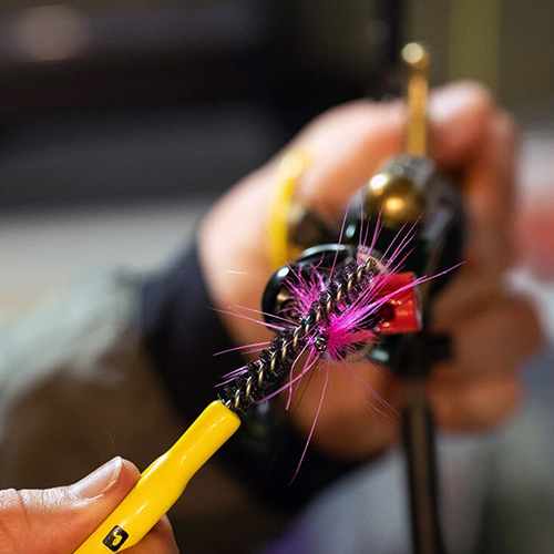 Loon Ergo Dubbing Brush Black for Fly Tying from The Essential Fly